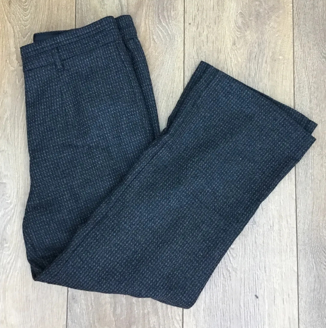 M&S Autograph Grey Italian Fabric Trousers Wool Blend… - Gem