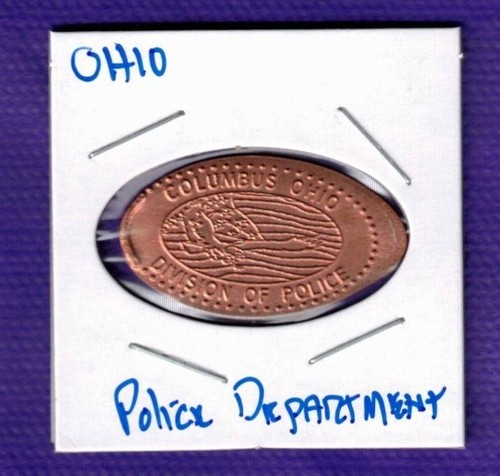 OHIO POLICE DEPARTMENT Elongated Pressed Copper Penny | eBay