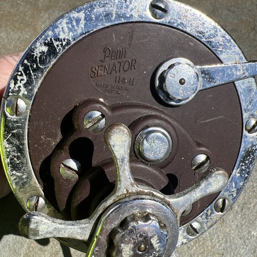 Vintage PENN SENATOR 114-H Made In U.S.A. Saltwater Fishing Reel | eBay
