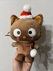 Sanrio Chococat Christmas Brown Gingerbread Red Scarf Plush Trinket | eBay
