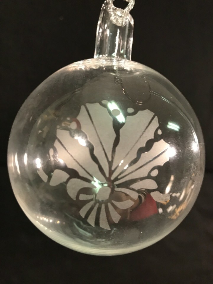 Princess House crystal Holly Holiday Ornimate #406 Vintage | eBay