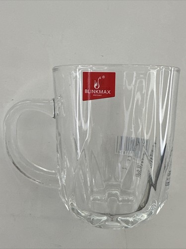 BlinkMax Lead-Free Glass Mugs 220ML Milk Tea Coffee Cups x 6 Pcs In Box ...