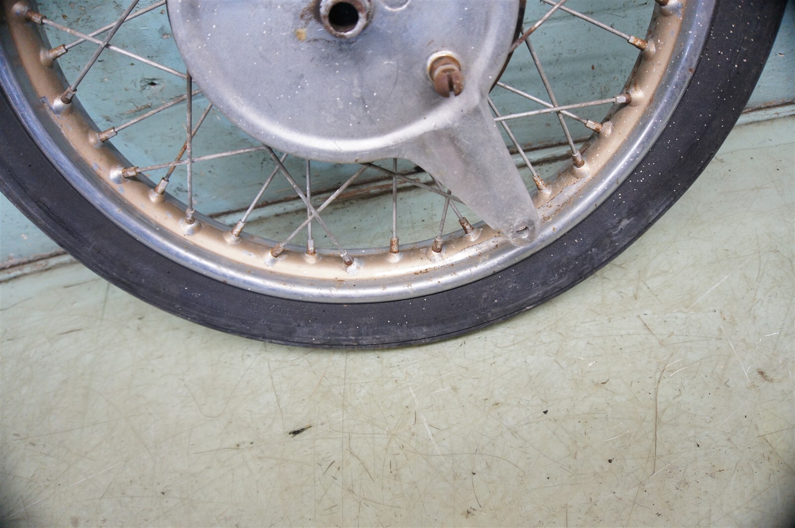 1951 Triumph T100 5T T100C Tiger Alloy Pre unit Rigid *2649A Front ...