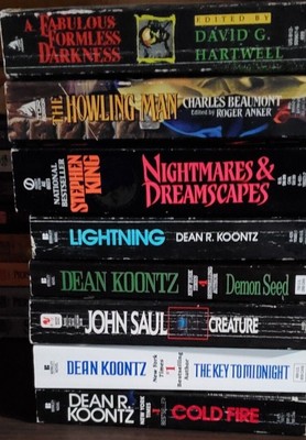 Stephen King -- Dean Koontz -- Brian Lumley Lot - Choose - Build a ...