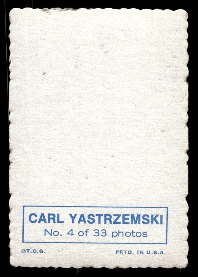 1969 Topps Deckle Edge Baseball #4 Carl Yastrzemski NM *d5 | eBay