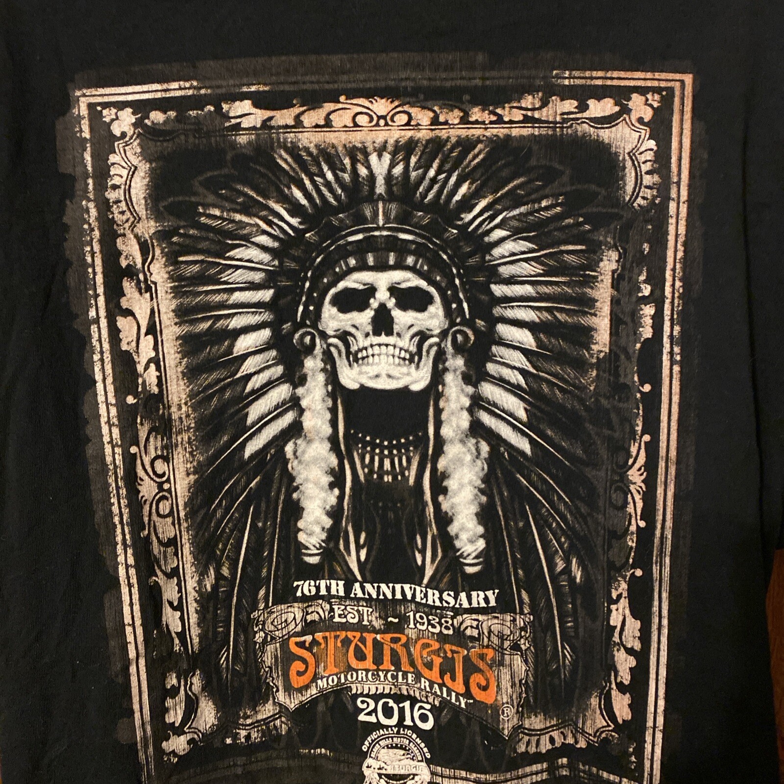 2016 76th Sturgis Bike Week Hog Motorcycle Skeleton G… - Gem