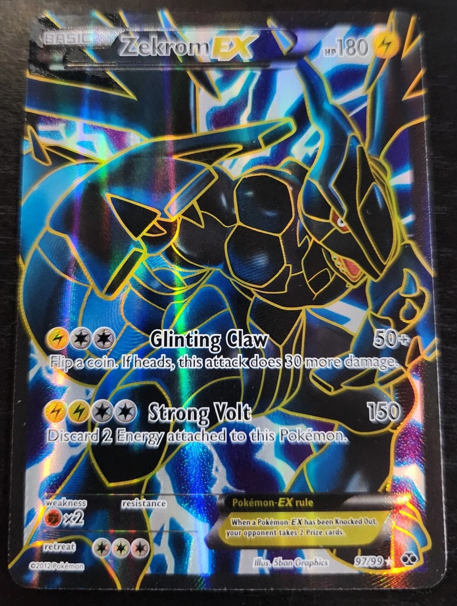 Pokemon Zekrom Ex Card