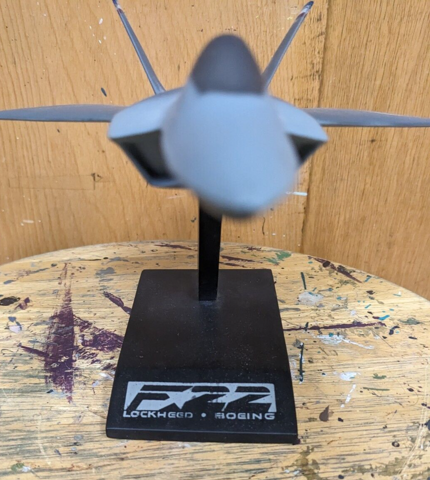 F-22 Raptor 1/72 Lockheed Martin General Dynamics Plane Model w Base | eBay