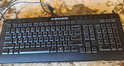 Alienware Wired USB Computer Keyboard SK-8165, Plug-N-Play NO SOFTWARE ...