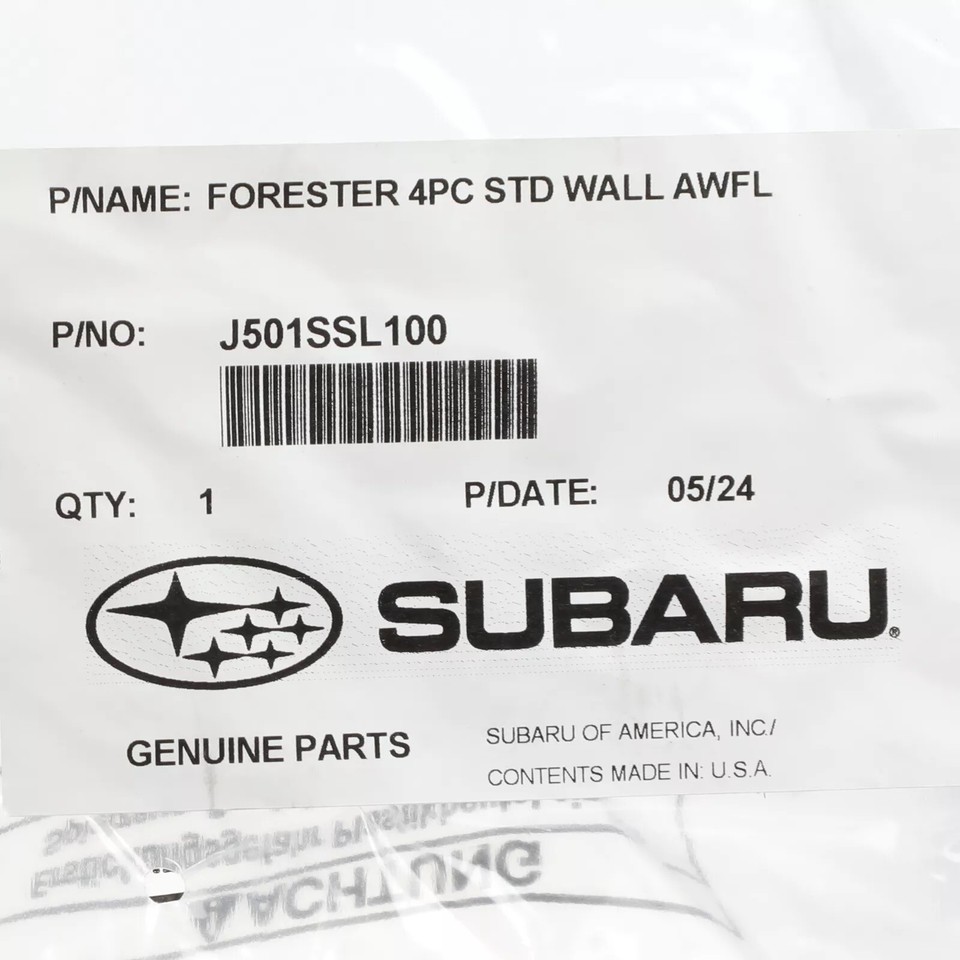 24-25 Subaru Forester Front and Rear All Weather Floor Liners OEM NEW ...