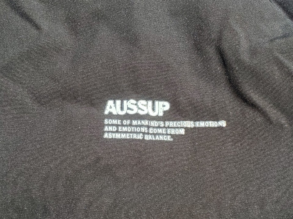 Aussup Jacket Windbreaker Men's Size MEDIUM/LARGE Black Spring Jacket ...