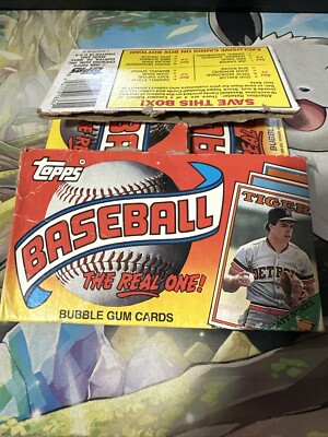 BOX Only Topps 1988 Baseball The Real One Bubble Gum Cards MLB Don ...