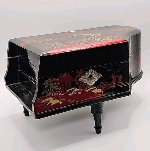 Vintage Japanese Jewelry Box Piano Toyo Music Box WORKS, No Key | eBay