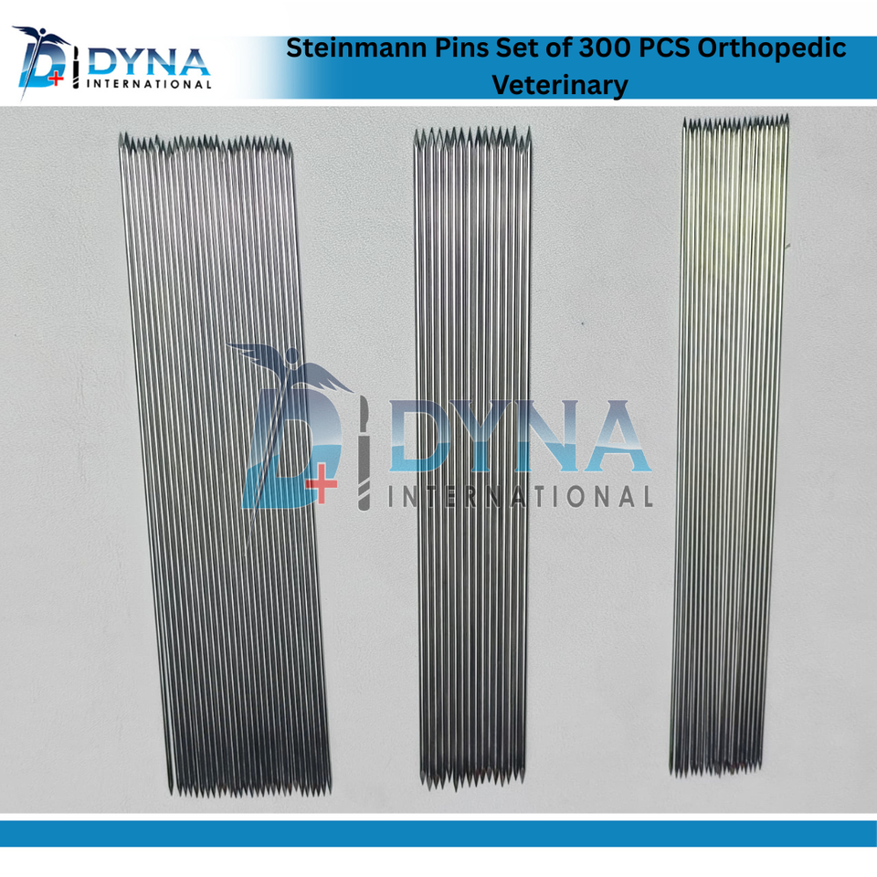 Steinmann Pins Set of 300 PCS Orthopedic Veterinary Surgical ...