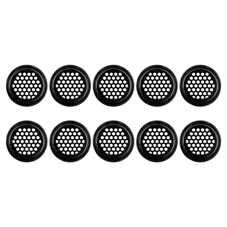 Improved Air Circulation! Round Ventilation Grilles Pack of 10 Mesh ...