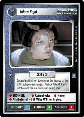 Star Trek: Gilora Rejal [Moderately Played] Deep Space Nine STCCG ...