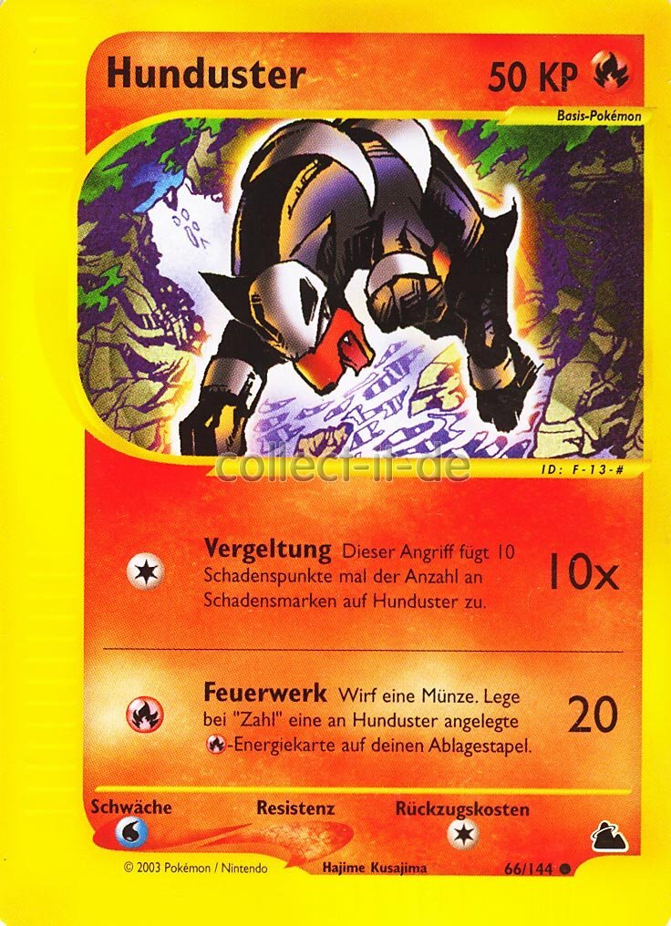 Pokemon 66/144 - Hunduster | eBay