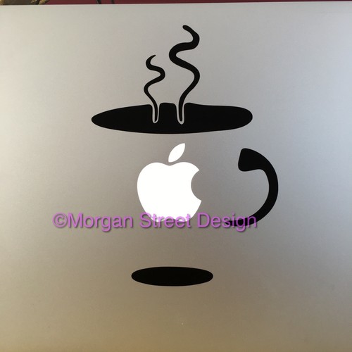 Coffee Mug Vinyl Decal Sticker Skin for Apple MacBook Pro Air Mac 11/13 ...