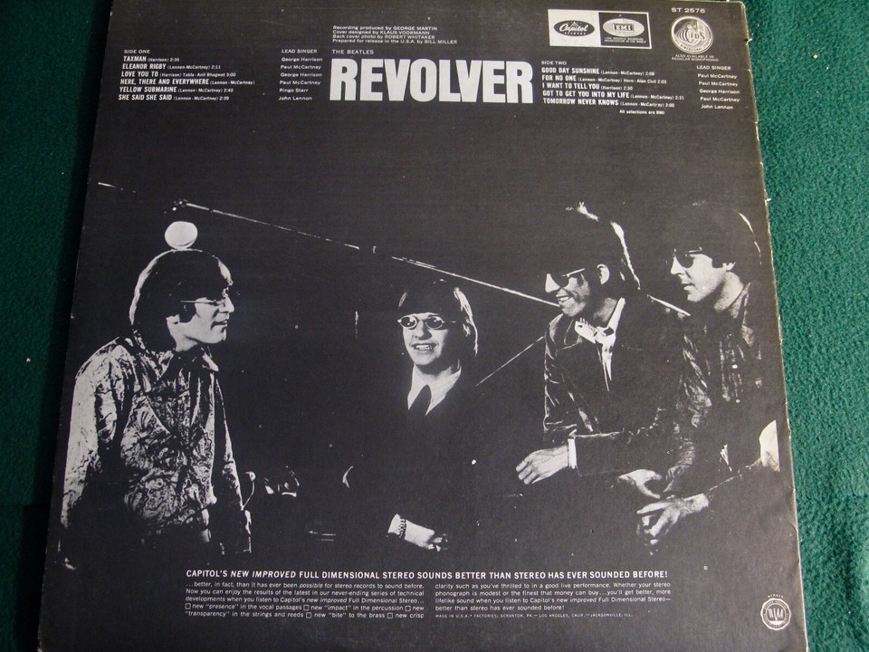 REVOLVER / THE BEATLES / CAPITOL RECORDS # ST 2576 ( REISSUE LP ) | eBay