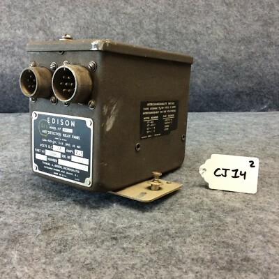 Edison Fire Detection Relay Panel Model 117-62-A 24V P/N 35886 | eBay