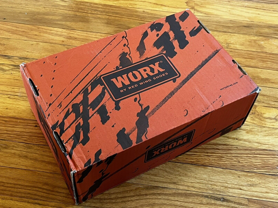 Red Wing Worx Shoes Men’s 5023 Safety Oxford Black Work Boots Size 10.0 ...