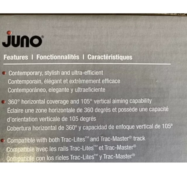 Juno Trac-master LED Cylindra Track Light T254L 3000k for sale online ...