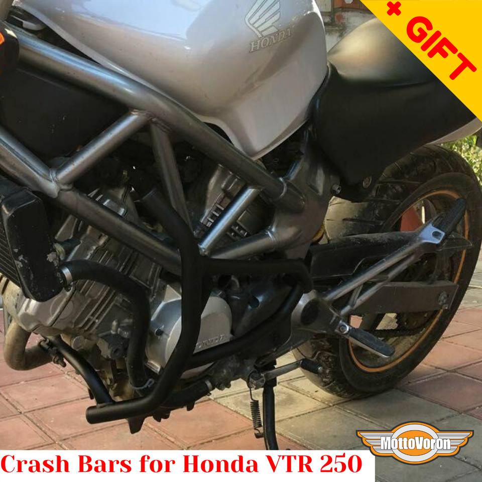 For Honda VTR 250 crash bars VTR250 engine guard, Bonus | eBay