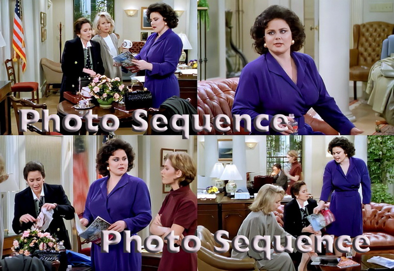 Delta Burke Teri Garr Lisa Rieffel Patricia Heaton Women of the House ...