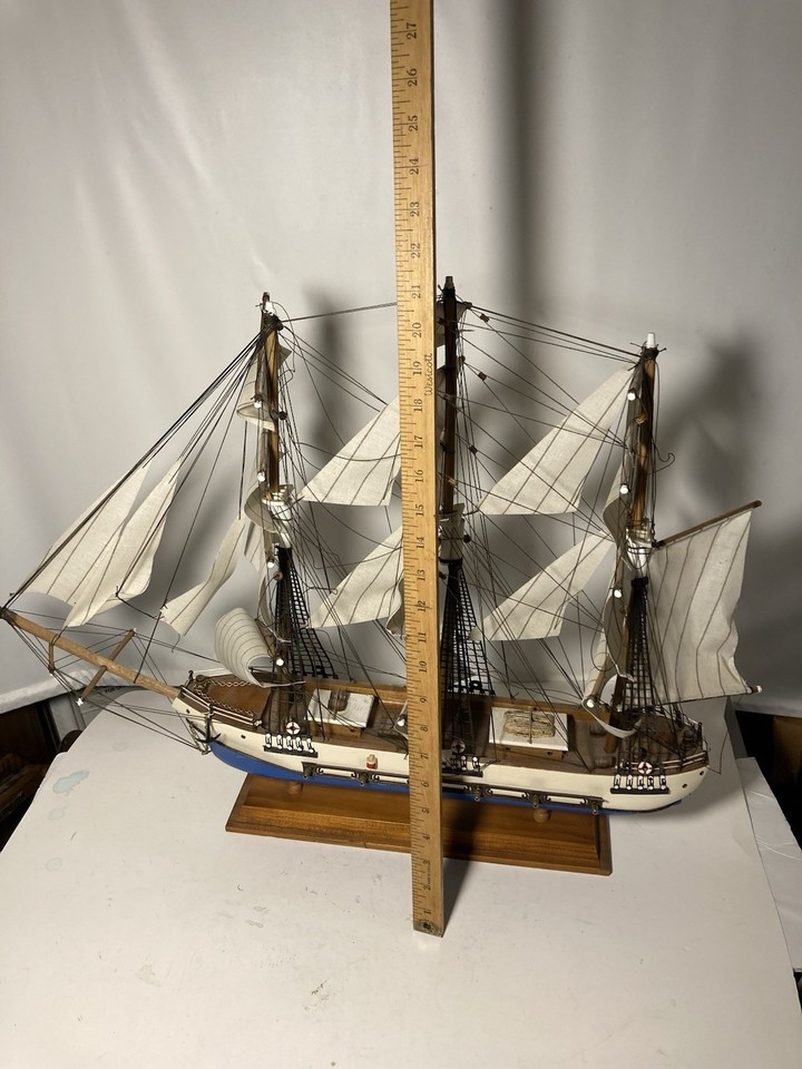 Great Republic Clipper Ship Year 1835-Hand Crafted-Full Sail-Wood-Large ...