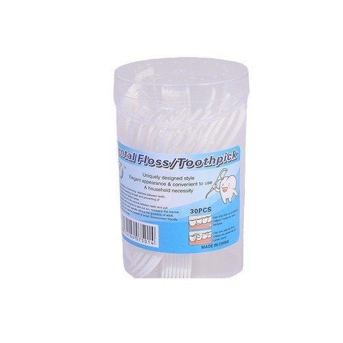 30pcs Ultra-Fine Teeth Floss Stick Home set Toothpicks And Interdental ...