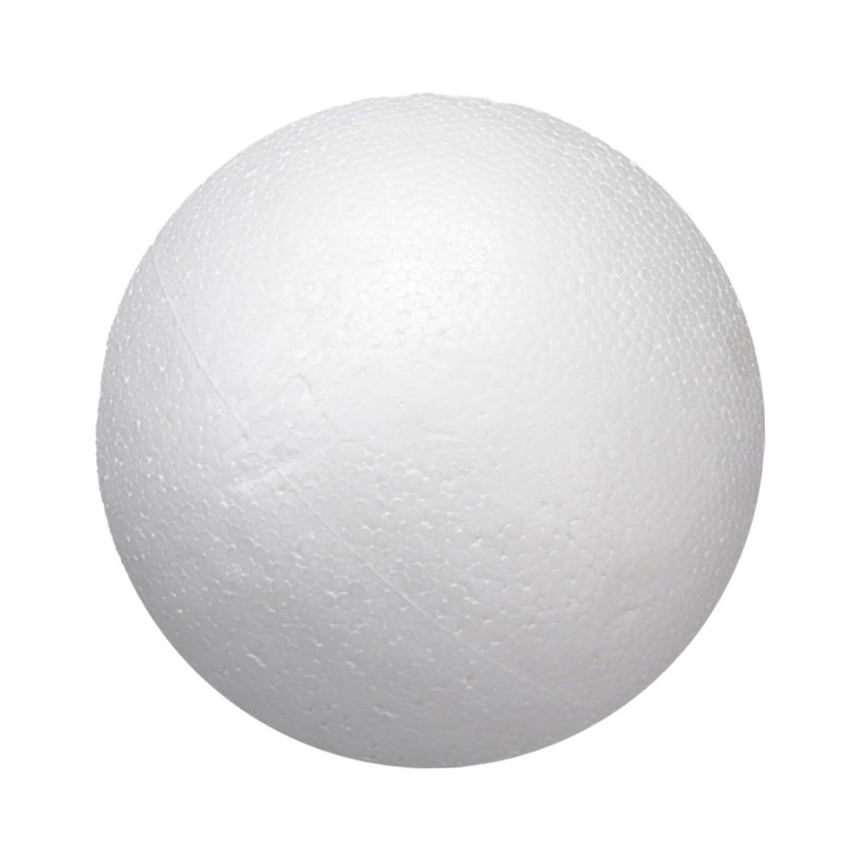 Foam Balls 8inch DIY Smooth White Polystyrene Balls Styrofoam Balls for ...