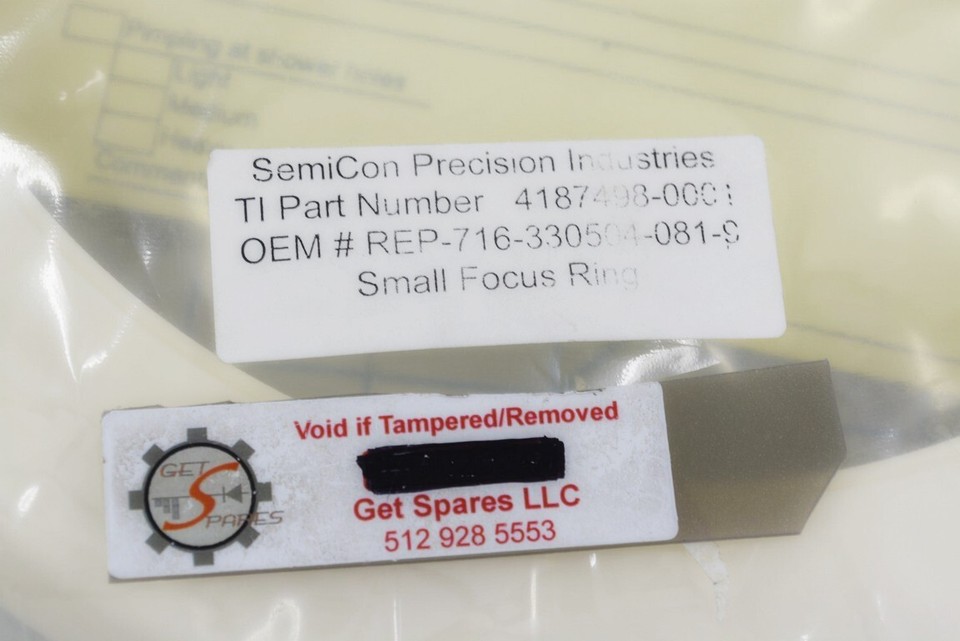 716-330504-081 / SMALL FOCUS RING / LAM RESEARCH | eBay