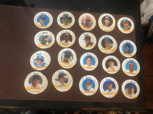 1989 Holsum Bread Baseball Super Stars Discs Complete Set 1-20 HOFers ...