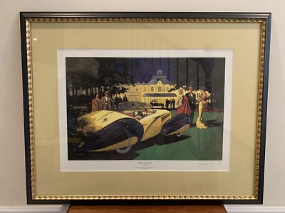 AUTO Torpedo Roadster BARRY ROWE SIGNED Art | eBay