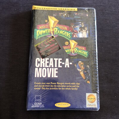 Mighty Morphin Power Rangers "Create-A-Movie" (PC, 1995) 47875331310| eBay