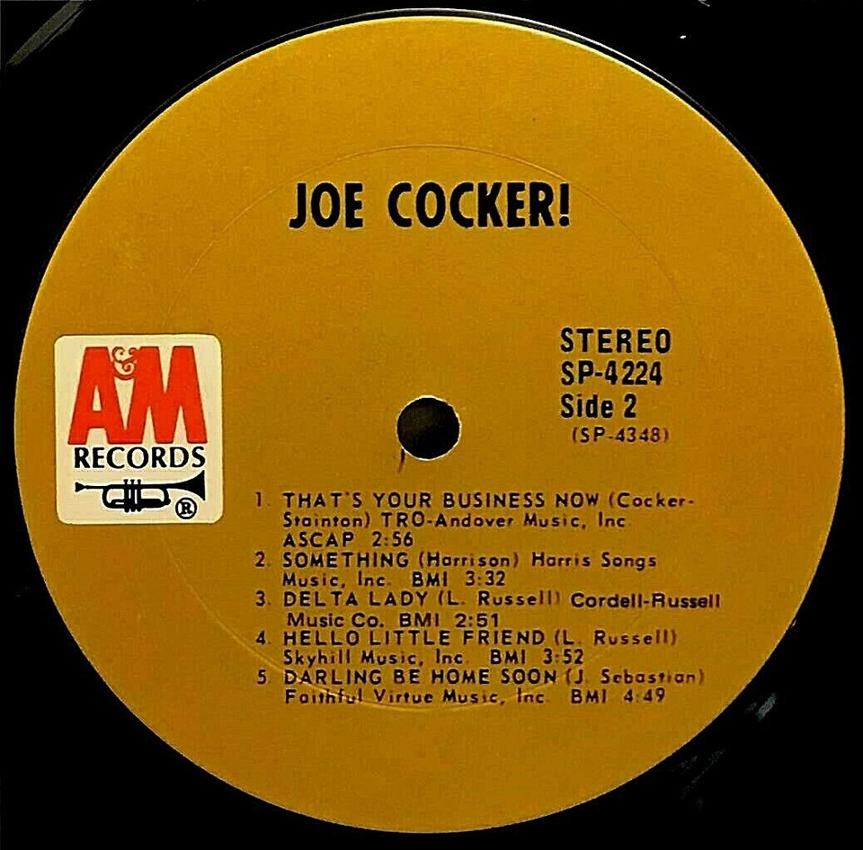 JOE COCKER "Joe Cocker!" Vinyl LP - 1969 A&M SP-4224 - VG / VG+ | eBay