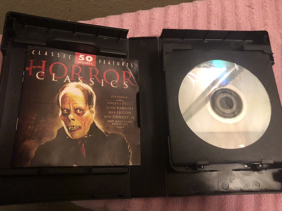 HORROR CLASSICS 50 Movie Pack Anniversary Edition (DVD, 12-Disc Set ...