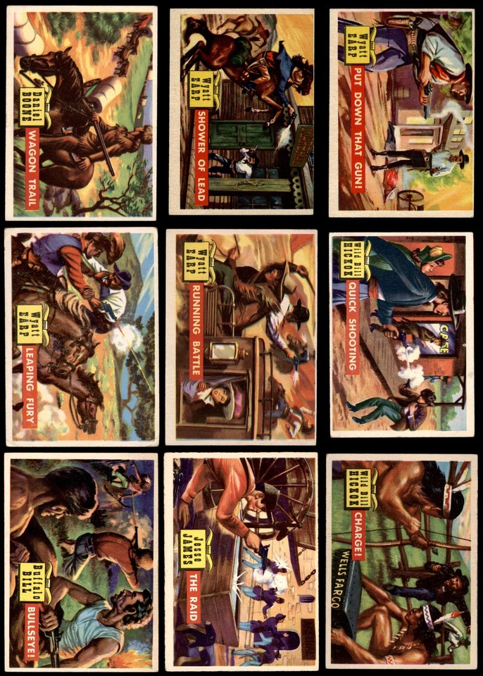 1956 Topps Round Up Almost Complete Set 4 - VG/EX 6892897 (69 / 80 ...