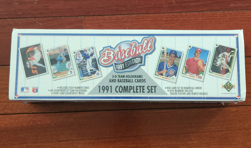 1991 Upper Deck Baseball Factory Sealed Complete Set 800 Cards incl High number | eBay