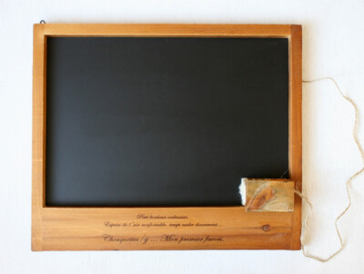 Vintage Style Wood Chalk Board Blackboard Memo Message Board (On Sale ...