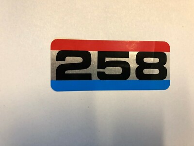 Jeep Decal -AMC 258 I6 Air Cleaner Decal | eBay