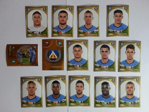 Panini FIFA 365 - 2017 PFC LEVSKI SOFIA 352-365 14 extra stickers SLO ...
