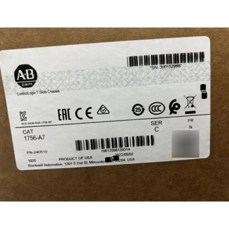 New AB 1756-A7 Genuine 7 Slot ControlLogix Chassis Allen-Bradley 1756 ...