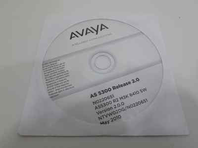 AVAYA-Audiocodes NTVW02DG Software for an AVAYA AS5300 Release 2.0 R2 ...