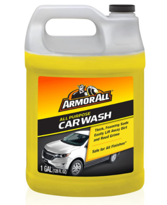Armor All Car Cleaning Wash All Purpose Car Wash Soap, 1 Gallon, 128 Fl ...