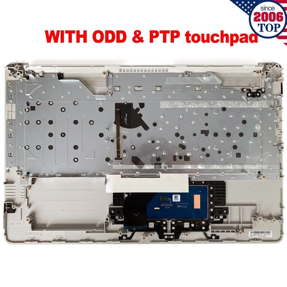 New Palmrest Backlit Keyboard Touchpad With ODD PTP For HP 17-BY 17-CA ...