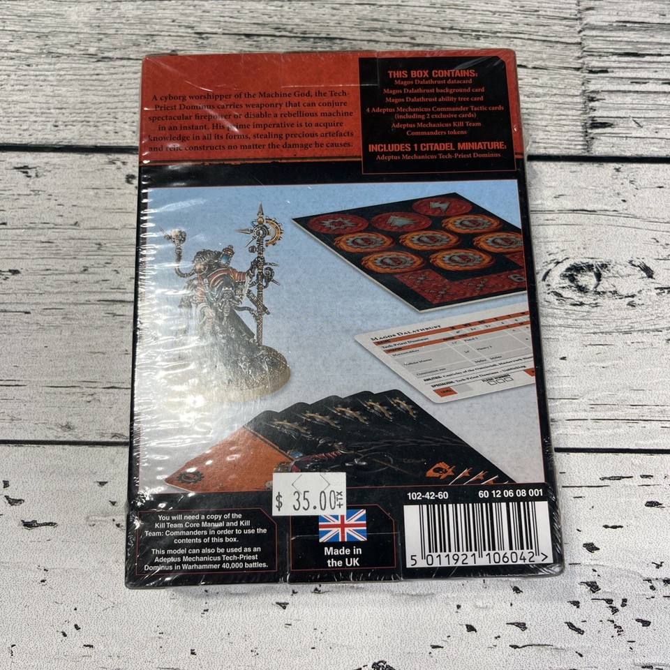 GW Kill Team 40k Adeptus Mechanicus Commander - Mago Dalathrust VG+/NM | eBay