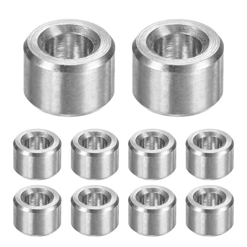 10PCS M3 Stainless Steel Spacers 3mm ID x 6mm OD x 4mm l for Screws ...