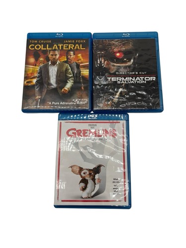 Blu-ray Lot: Collateral, Terminator Salvation, Gremlins 25th Ann. Ed ...
