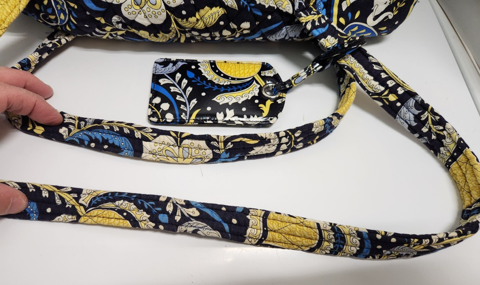 Vera Bradley Ellie Blue Duffle Travel Shoulder Bag and Ellie Blue ...